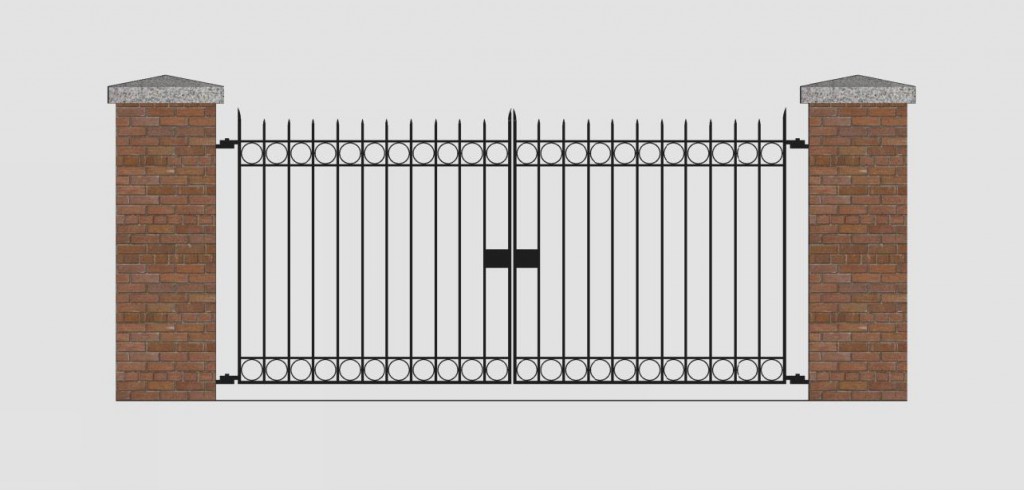 Hand Forged Ornamental Wrought Iron Gates - Cassidy Bros. Forge Rowley MA